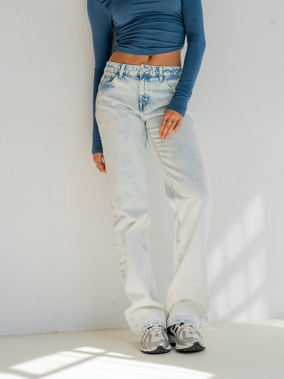 Tall Low Waist Jeans | Washed Light Blue | Tall | De perfecte ...